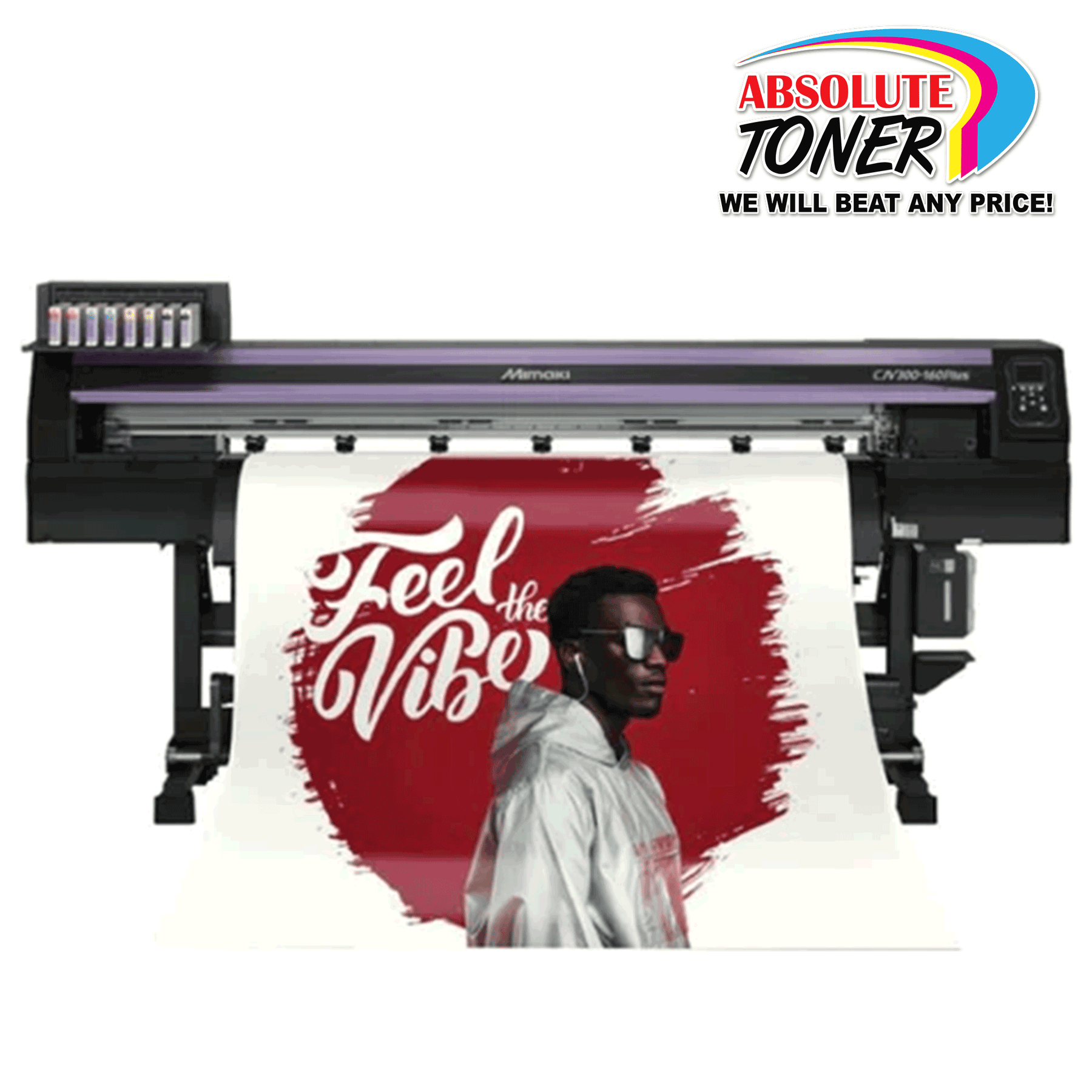 $369/Month Mimaki CJV300-160 Plus 64" Vinyl Plotter Cutter Printer
