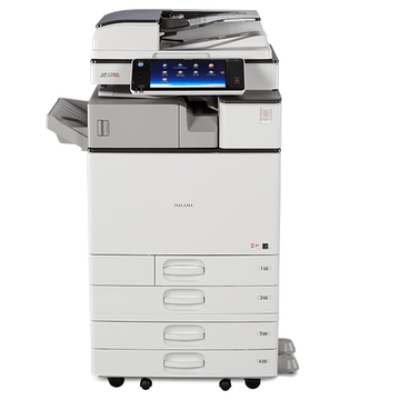 How do I print labels on a Ricoh printer?